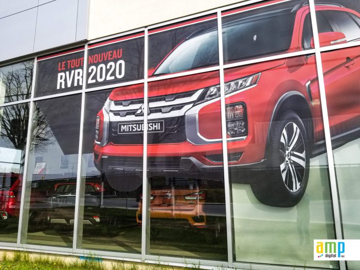 Perforated Window Vinyl, a solution of choice to stand out - AMP ...